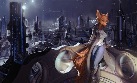 Anthro Fox Wallpaper Fox Furry Wallpaper 72 Images