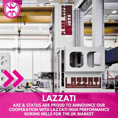 New Cooperation With Axeandstatus Machinery Ltd For The Uk Market Lazzati S P A The