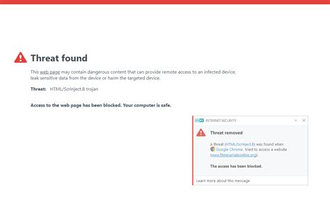 Html Scrinject B Trojan Malware Finding And Cleaning Eset Security Forum