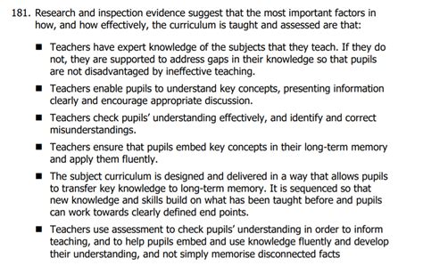New Ofsted Framework Final Version Teaching Bites