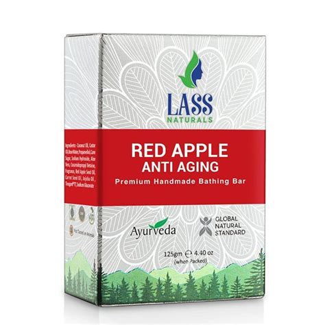 Buy Lass Naturals Red Apple Soap Online