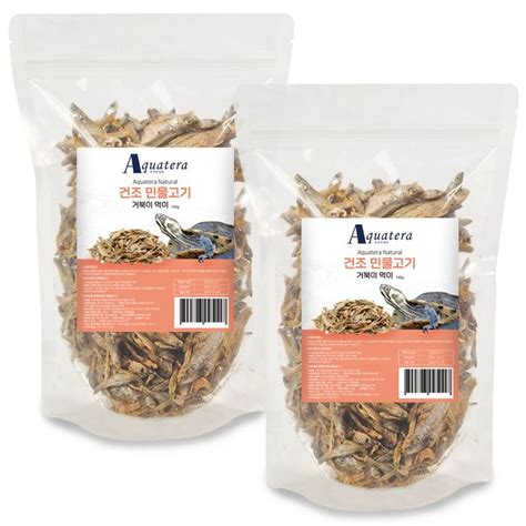 아쿠아테라 네츄럴 거북이먹이 건조 민물고기 리필 140gx2개 홈플러스 택배배송
