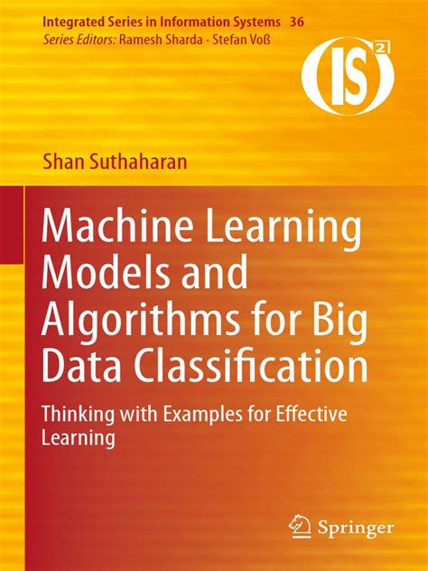 machine learning models and algorithms for big data classification
