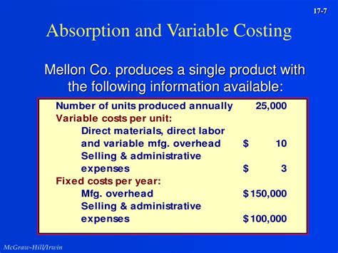 PPT Absorption Variable And Throughput Costing PowerPoint Presentation ID 456807