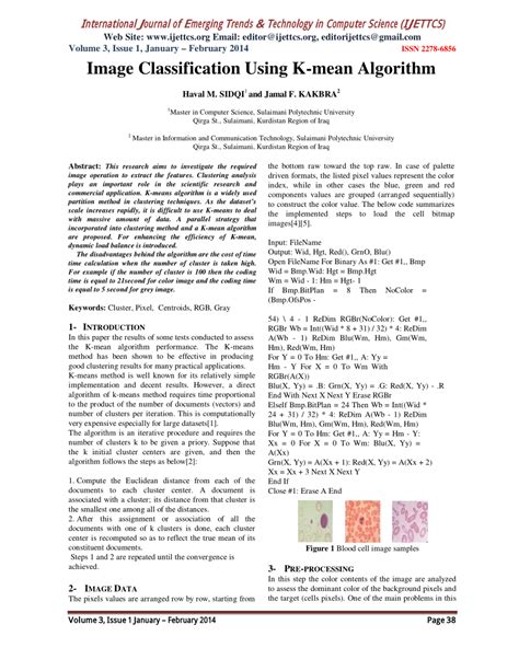 Pdf Image Classification Using K Mean Algorithm