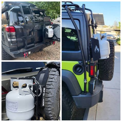 5 Lb Propane Tank Cylinder Mount Cradle For Camping Overlanding Off