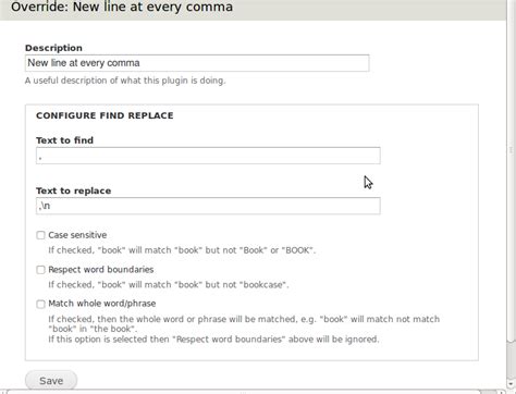 How Do I Replace A Comma With A Line Break Using Feeds Tamper Drupal Answers