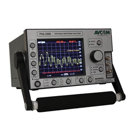 Avcom Psa 2500 Ctxse Portable Extended Spectrum Analyzer Sma Enet