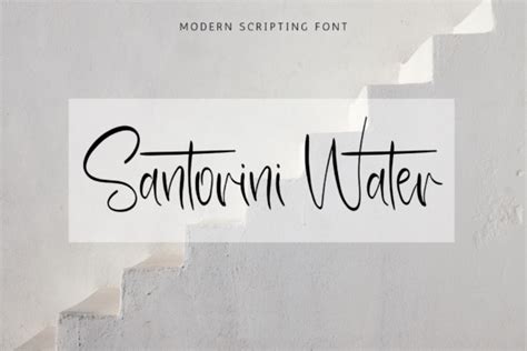 Santorini Water Font Font Canyon