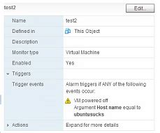 Vcenter Trigger Condition Host Name Vs Network Name Vs Dns Name Vmware Vsphere