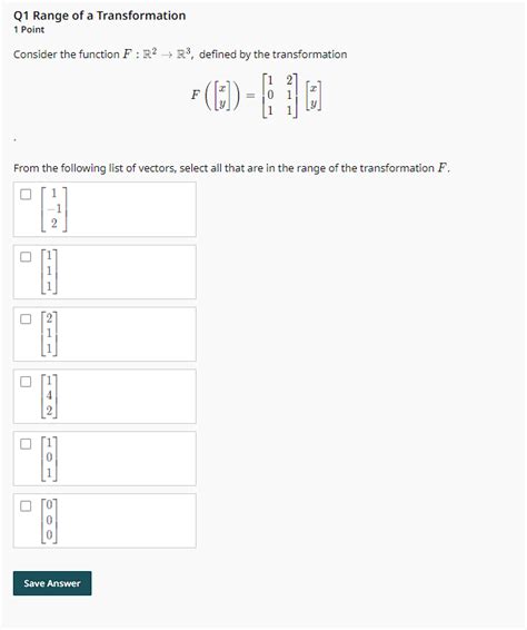 solved consider the function f r2→r3 defined by the