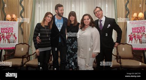 Stars Of The New Film Bridesmaids From Left Writer And Actress