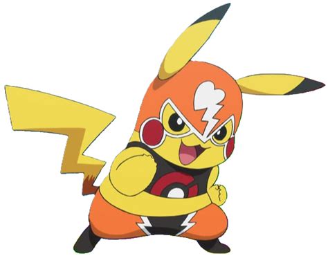 Pikachu Libre Render By Chipmunkraccoonoz On Deviantart