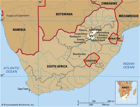 Gauteng Johannesburg Pretoria Soweto Britannica