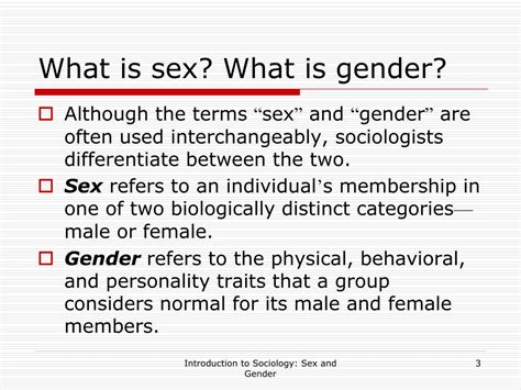 Ppt Lesson 10 Sex And Gender Powerpoint Presentation Free Download