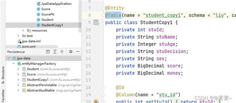 Jpa自动生成 Jpa 实体类（idea）idea Jpa生成实体类 Csdn博客