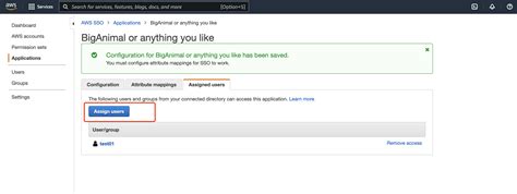 Steps To Configure Aws Sso As Your Identity Provider Idp Enterprisedb