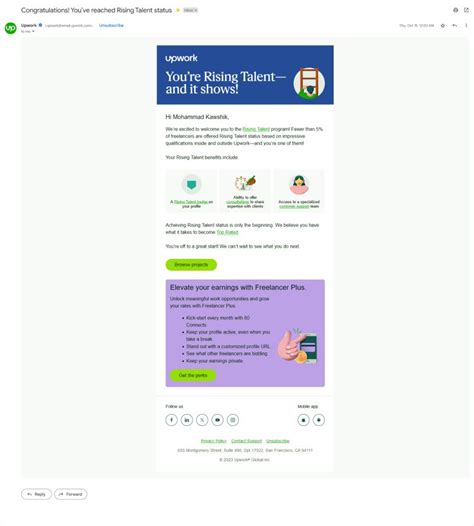 Kawshik Ahmed On Linkedin Achieved Rising Talent Upwork 😍