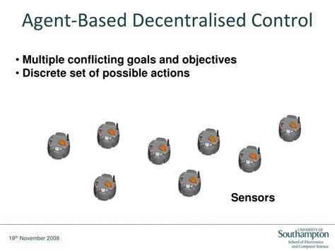 ppt agent based decentralised control of complex distributed systems