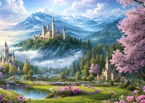 Fairytale Landscape Wallpaper