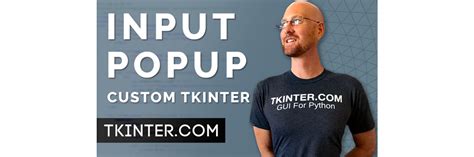 Input Popup Boxes Tkinter Customtkinter Tkinter