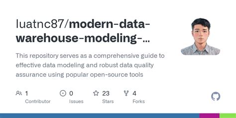 github luatnc87 modern data warehouse modeling and data quality with