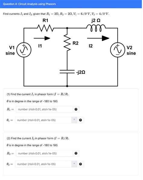 Solved Find Currents I1 And I2 Given That Chegg Com