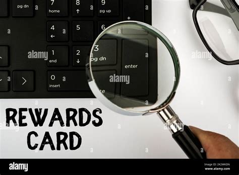 Conceptual Display Rewards Card Business Overview Help Earn Cash Points Miles From Everyday