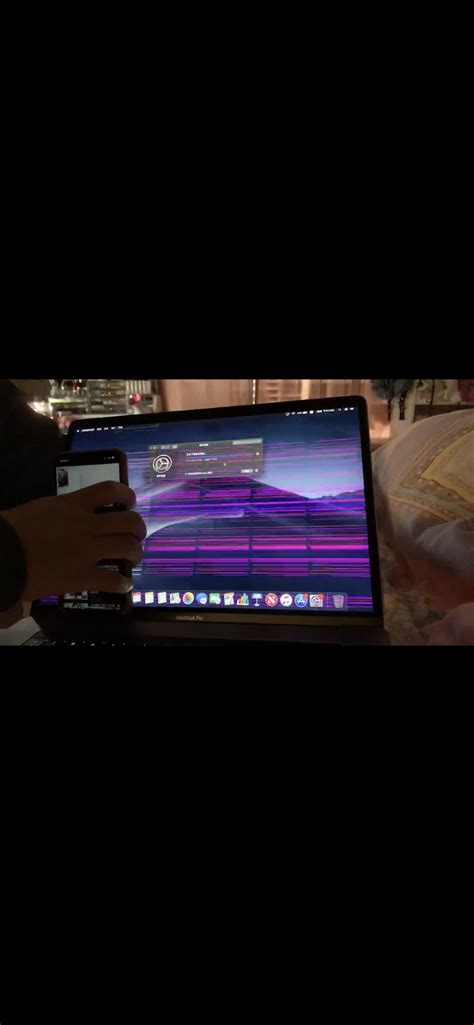 purple bar cross the screen macrumors forums