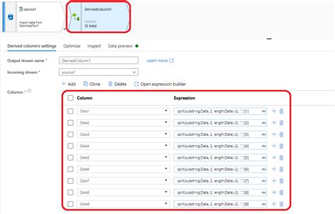 Split A Json String Column Or Flatten Transformation In Data Flow Adf