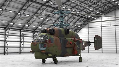 Kamov Hh32a 대한민국 공군 헬리콥터 3d 모델 169 3ds Blend C4d Fbx Max Ma Lxo Obj Free3d