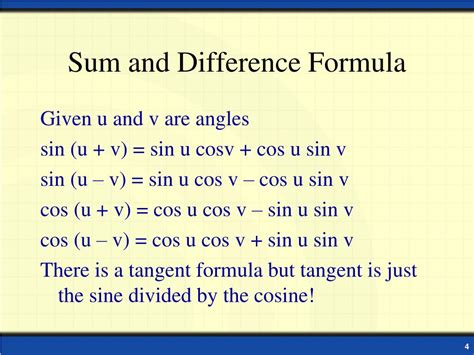 PPT Day 62 Sum And Difference Wrap Up And Double Angles PowerPoint Presentation ID 3195296