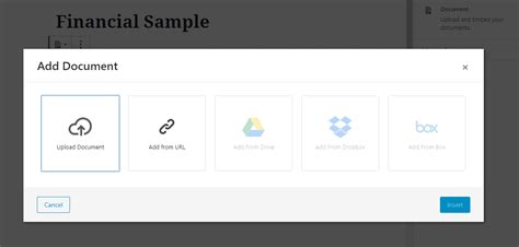 How To Embed PDF Spreadsheet Word File In WordPress Blog
