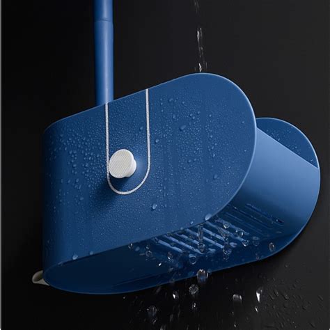 Badu Bg Монтирана на стена четка за тоалетна без пробиви Дълга дръжка Без мъртви ъгли Почистване