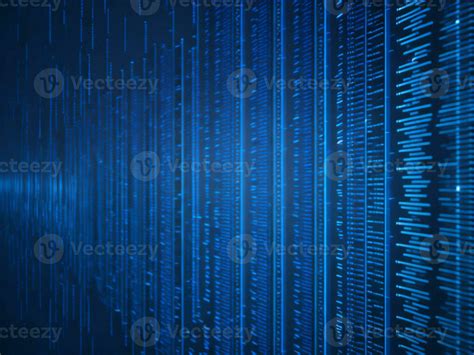 Ai Generated Digital Cyberspace With Particles And Digital Data Network Connections High Speed