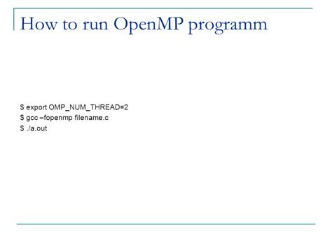 Mpi And Openmp Ppt Download