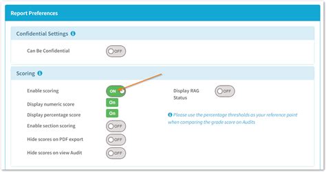 How Do I Enable Manage Scoring In Audit Templates