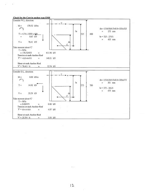 example design cal for cast on r c beam pdf