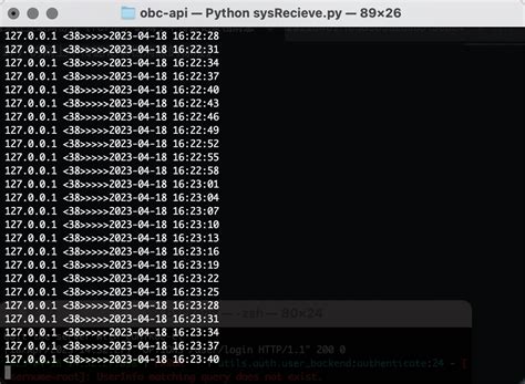 Python实现syslog发送及接收 别扯那么远，谁能保证活到那一天