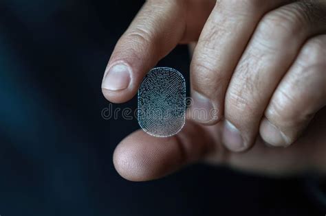 Cyber Defense Encrypted Protection Secure Access Fingerprint Scan