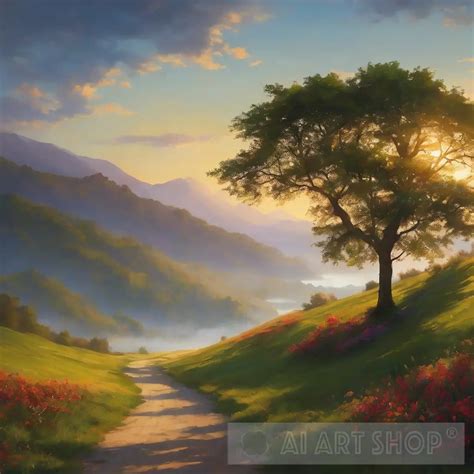 A Stunning Landscape Art Piece Inspired By The Beauty Of Nature