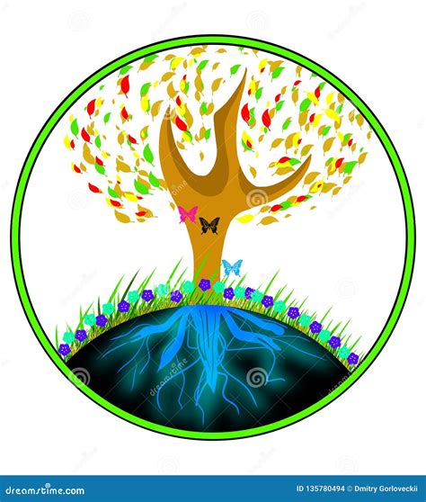 Tree Of Life Stock Illustration Illustration Of Dancing 135780494