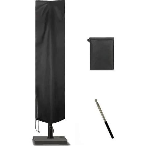 Housse De Parasol Avec Tige De Contraction Housse De Protection Pour