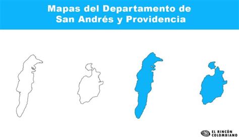 Mapas Del Archipiélago De San Andrés Providencia Y Santa Catalina