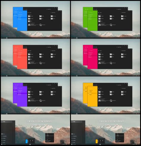 Flat Metro Dark Full Color Theme Win10 By Cleodesktop On Deviantart