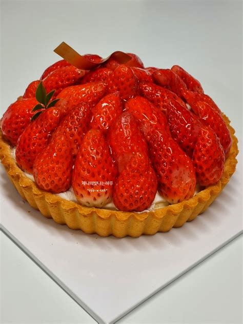 크리스마스케이크 추천 파리바게뜨 X Mas 생딸기 레어 치즈 타르트 케이크 15cm 네이버 블로그