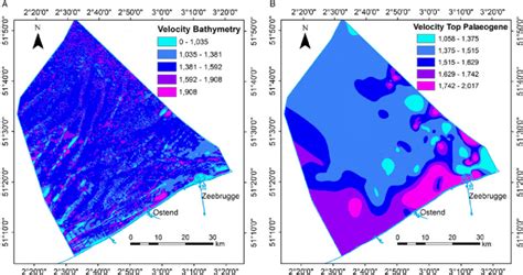 Map Showing The Laterally Varying Velocity Model In M S −1 Used To Download Scientific Diagram