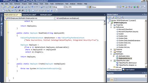 Creating A Sharepoint 2010 External Content Type With Crud Methods