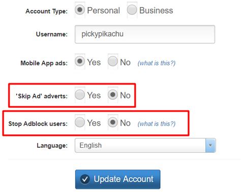 Adfly Updated Their Settings Pictureamoebae On Tumblr