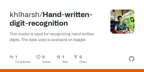 Github Khlharshhand Written Digit Recognition This Model Is Used For Recognizing Hand